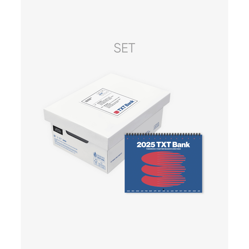 [POB] TOMORROW X TOGETHER 2025 SEASON'S GREETINGS+WALL CALENDAR SET ...