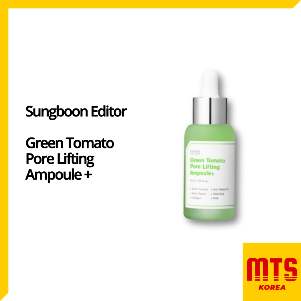 Sungboon Editor Green Tomato Pore Lifting Ampoule + essence plus 30ML / 30ML+30ML | Shopee ...