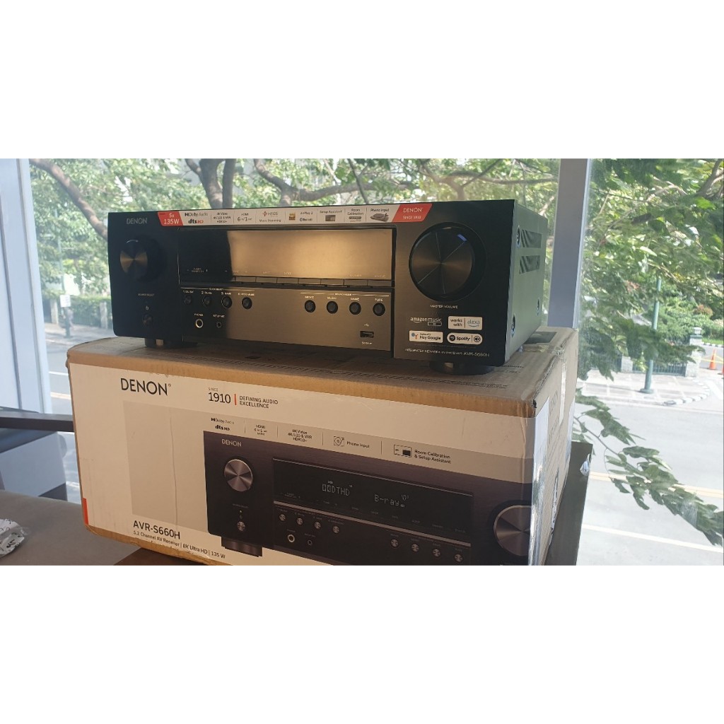 Denon AVR-S660H 5.2 Ch. 75W 8K AV Receiver with HEOS® Built-in | Shopee ... Denon AVR-S660H 5.2 Ch. 75W 8K AV Receiver with HEOS® Built-in | Shopee ...