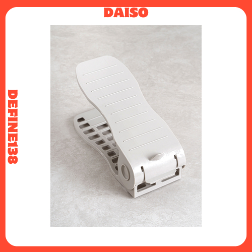 Daiso Large Shoe Organizer for Men – Adjustable 4-Level Rack (Grey ...