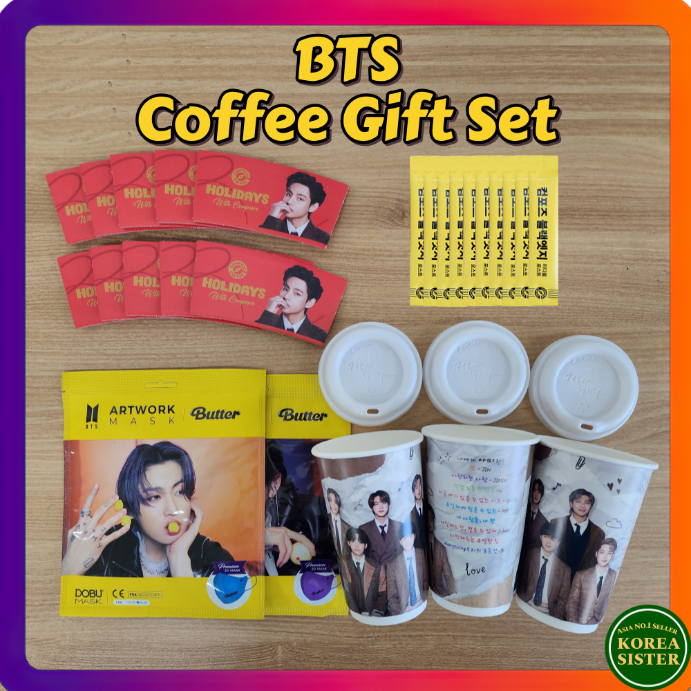 BTS Compose Black edge coffee Gift set / korea / instant coffee ...
