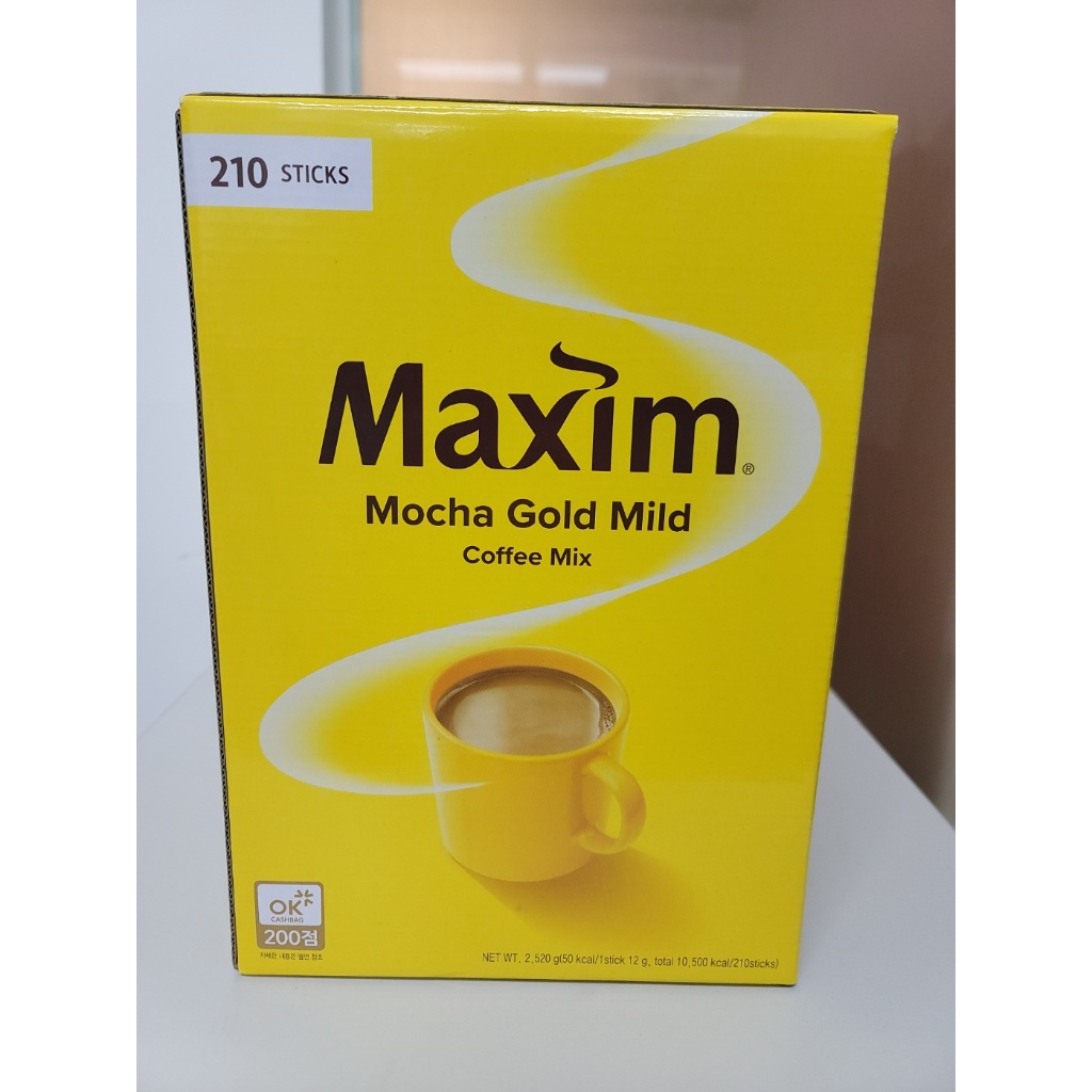 [210 pc] Maxim Mocha Gold Mild Coffee Mix 12g × 210 pc | Shopee Philippines