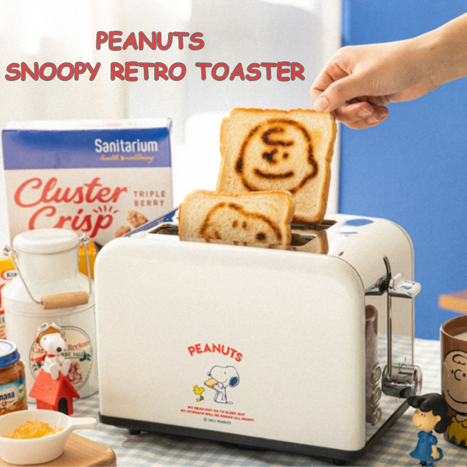 Peanuts Snoopy Retro Toaster | Classic Design with Reliable Toasting ...
