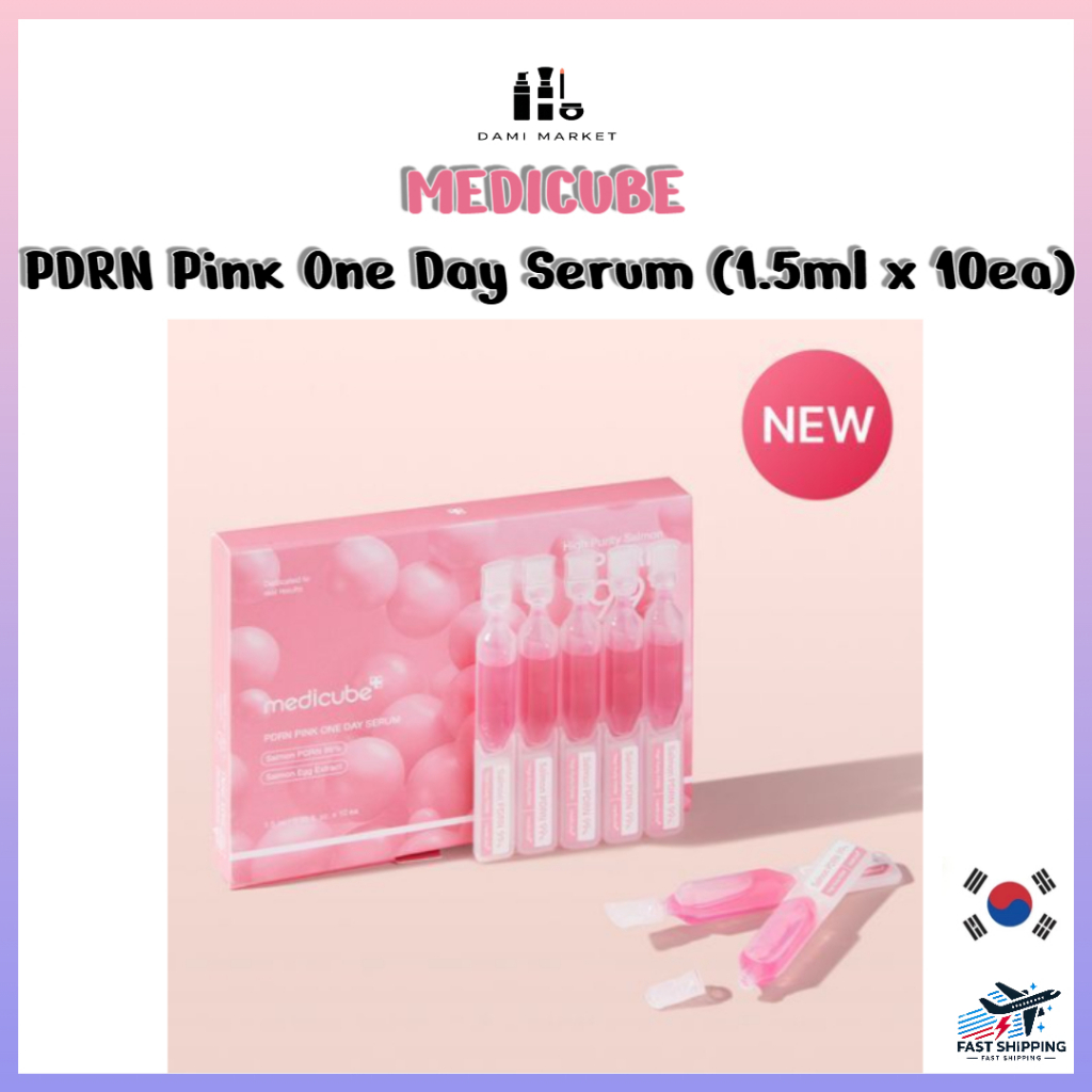 Medicube PDRN Pink One Day Serum (1.5ml x 10ea) | Shopee Philippines