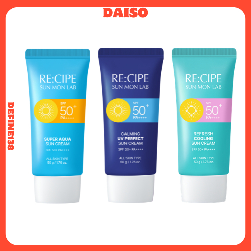RE:CIPE Sun Mon Lab Sun Cream 50g SPF 50+ PA++++ (Calming UV Perfect ...