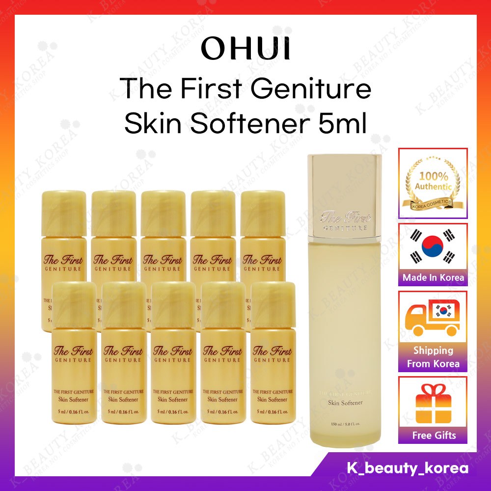 [O HUI] The First Geniture Skin Softener 5ml (Sample Travel Size) / Skin Care Toner [KOREA] OHUI ...