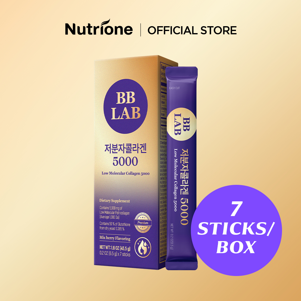 NUTRIONE BB LAB Low Molecular Collagen 5000 (6.5g x 7 sticks) | Shopee ...