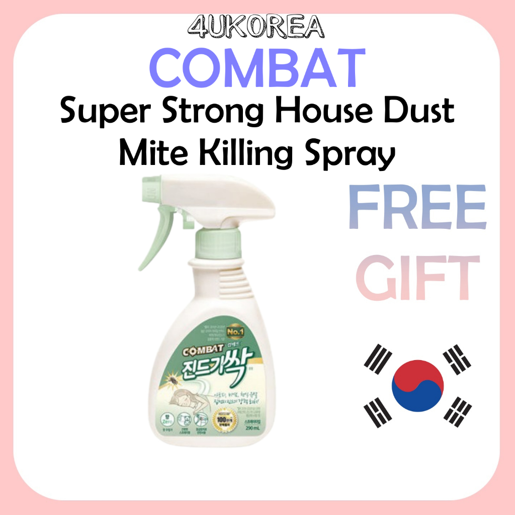 COMBAT Super Strong House Dust Mite Killing Spray 290ml / K-LIVING ...