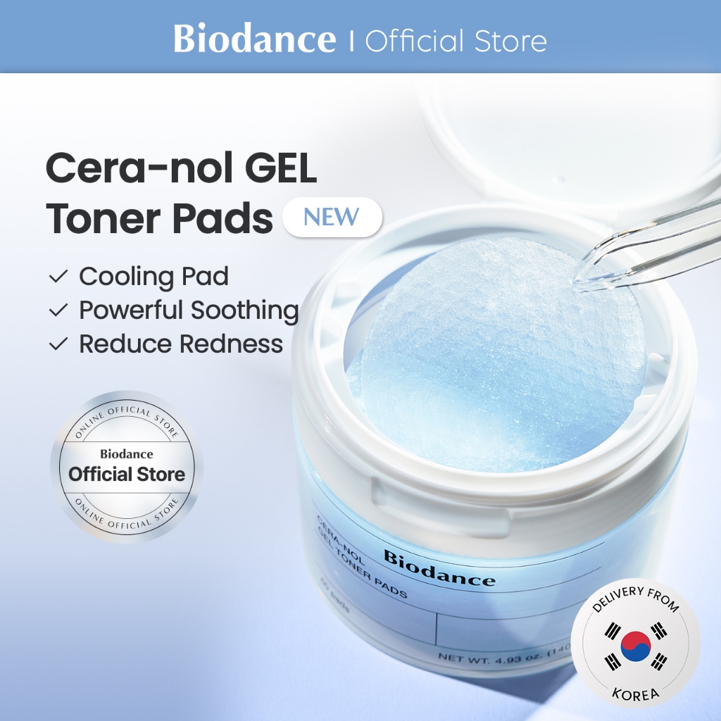 [Biodance Official] Cera-nol Gel Toner Pad (60pads) | Cooling Toner ...