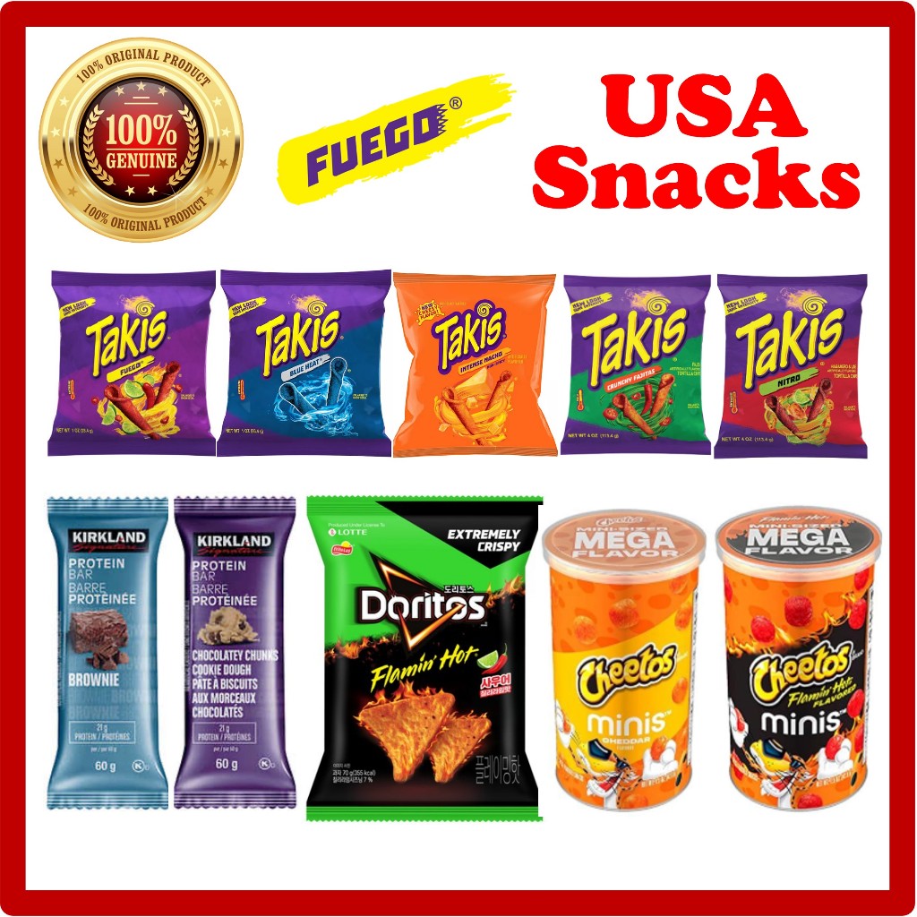 Barcel Takis Doritos Cheetos / Protein Bars Peanut Butter Nitro ...