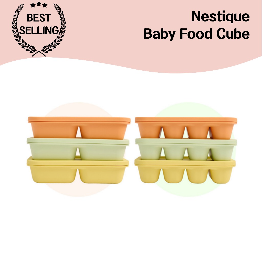 Nestique Topping Only Baby Food Cubes 2/4 Holes (Plate Compatible) Safe ...