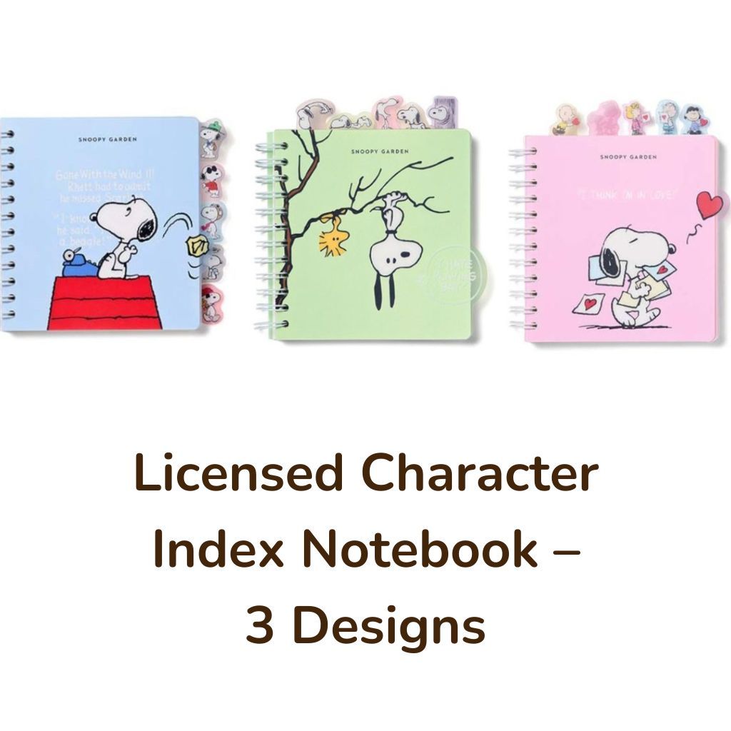 Snoopy Index Note – 3 Designs (Korean Stationery) | Shopee Philippines