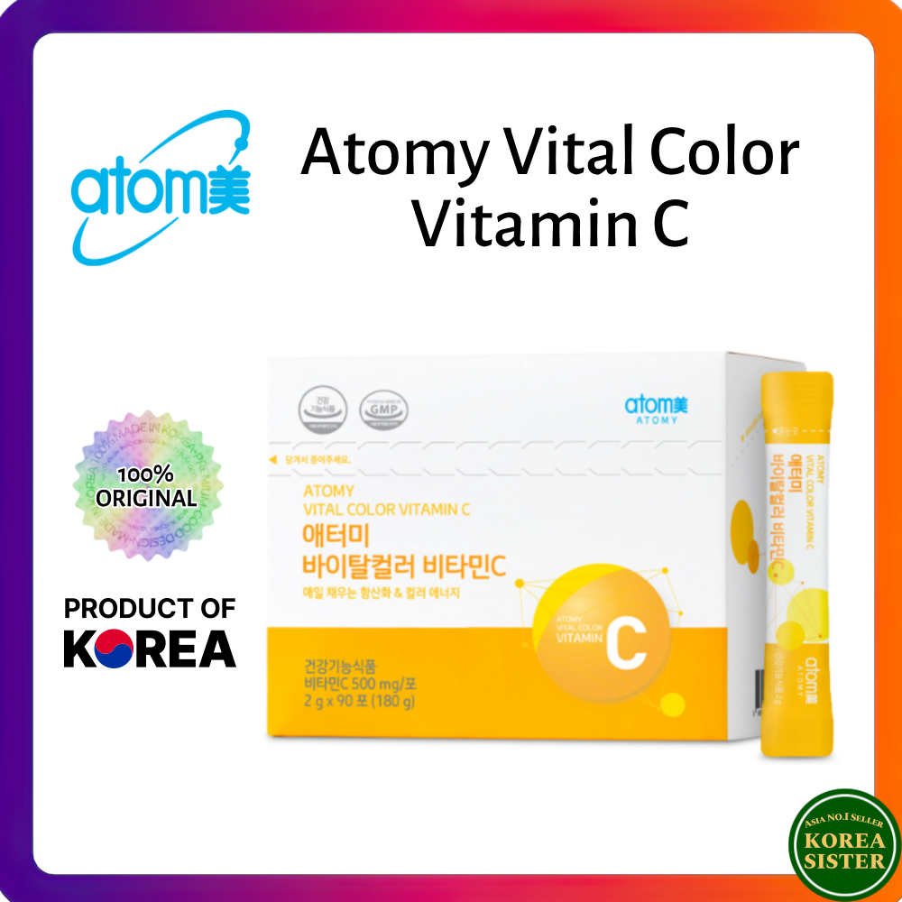 [Atomy] Vital Color Vitamin C 180g(2g X 90Sachets) / korea / orginal ...