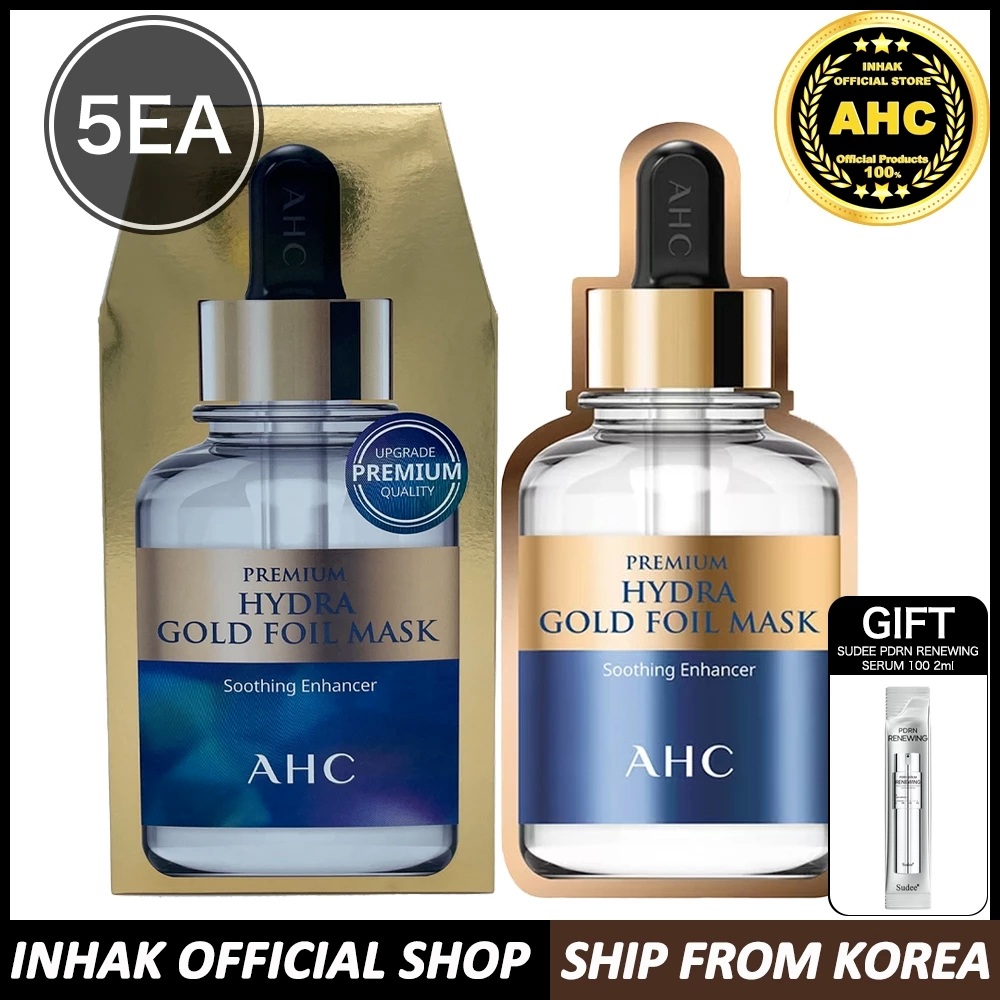 AHC Gold Foil Premium Hydra Sheet Mask 5ea | Shopee Philippines