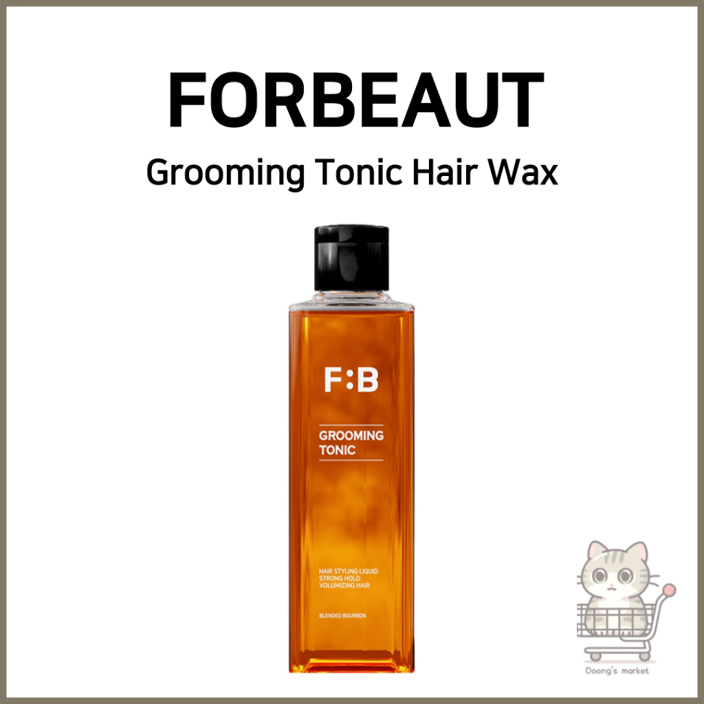 [FORBEAUT] Grooming Tonic Hair Wax | Strong Hold & Natural Volume ...