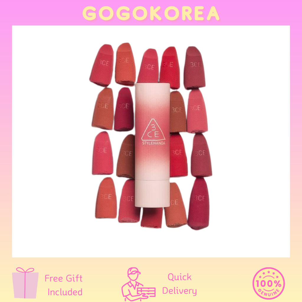 [3CE] Cashmere Hug Lipstick 3.5g 10Color / Minnie Pick | Shopee Philippines