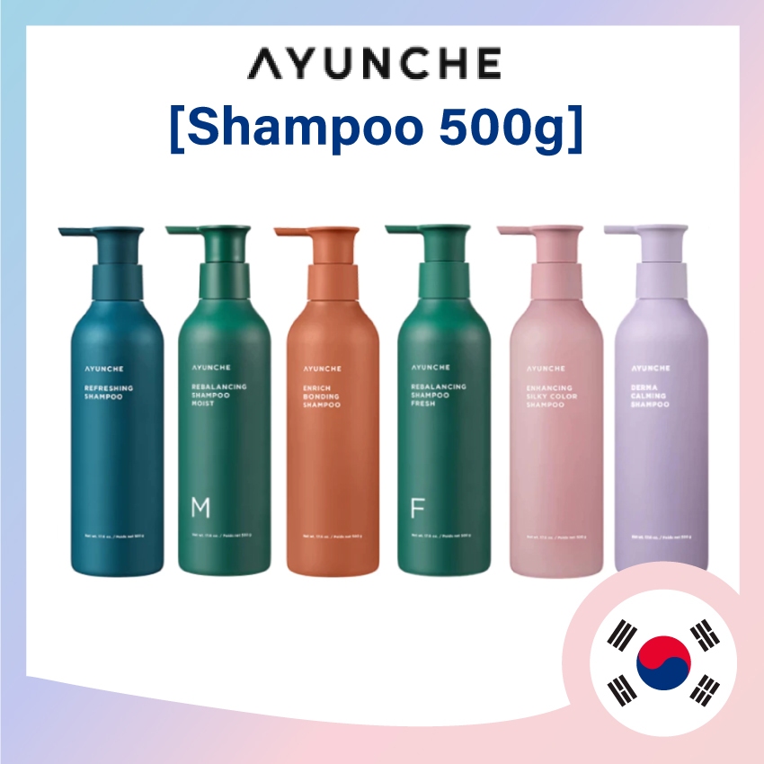 AYUNCHE Hair Shampoo 500g 6 type Enrich Bonding / Refreshing ...
