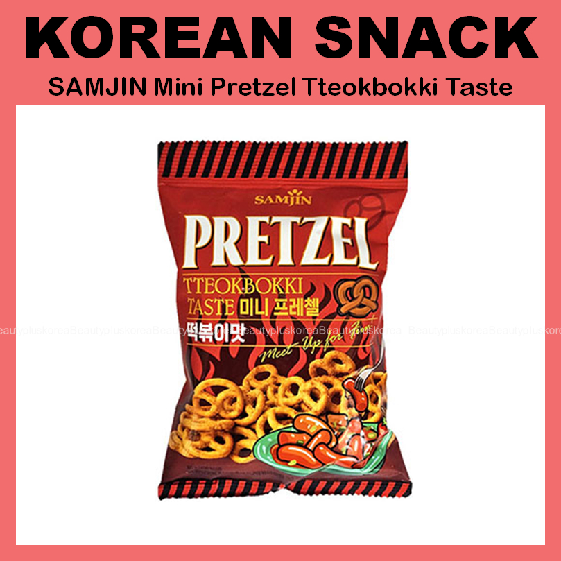 [KOREAN SNACK] Samjin Mini Pretzel Tteokbokki Flavor 70g | Shopee ...