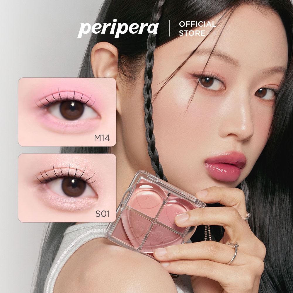 [PERIPERA] Heart Pocket Single Eyeshadow 19 Color l Curated Color ...
