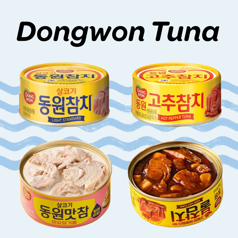 [Dongwon] Korean Tuna Bundle – Classic Light / Spicy / Mayo / Fire Tuna ...