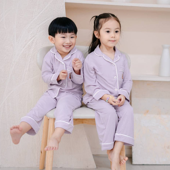 Lebear Luxe Comfort Pyjamas in Lilac | Shopee Philippines