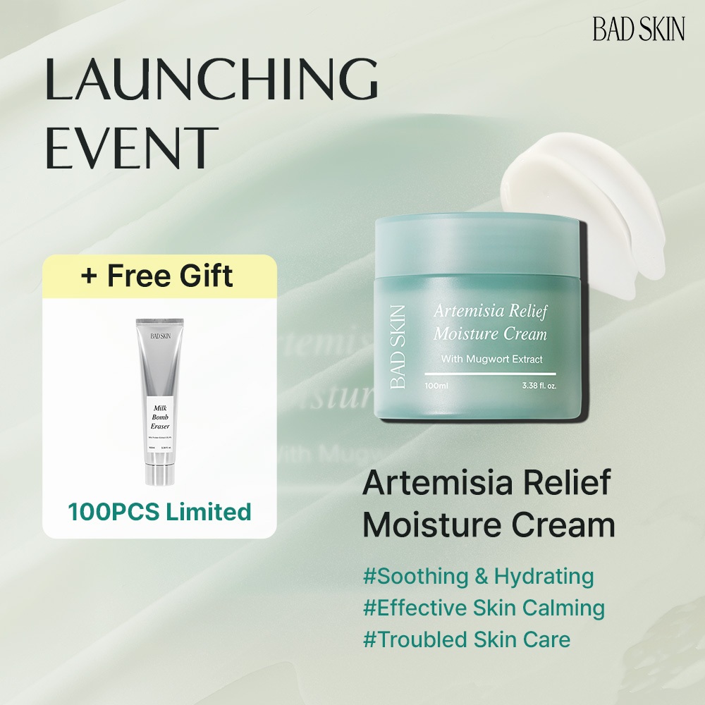[BADSKIN OFFICIAL Launching event!] BAD SKIN Artemisia Relief Moisture ...