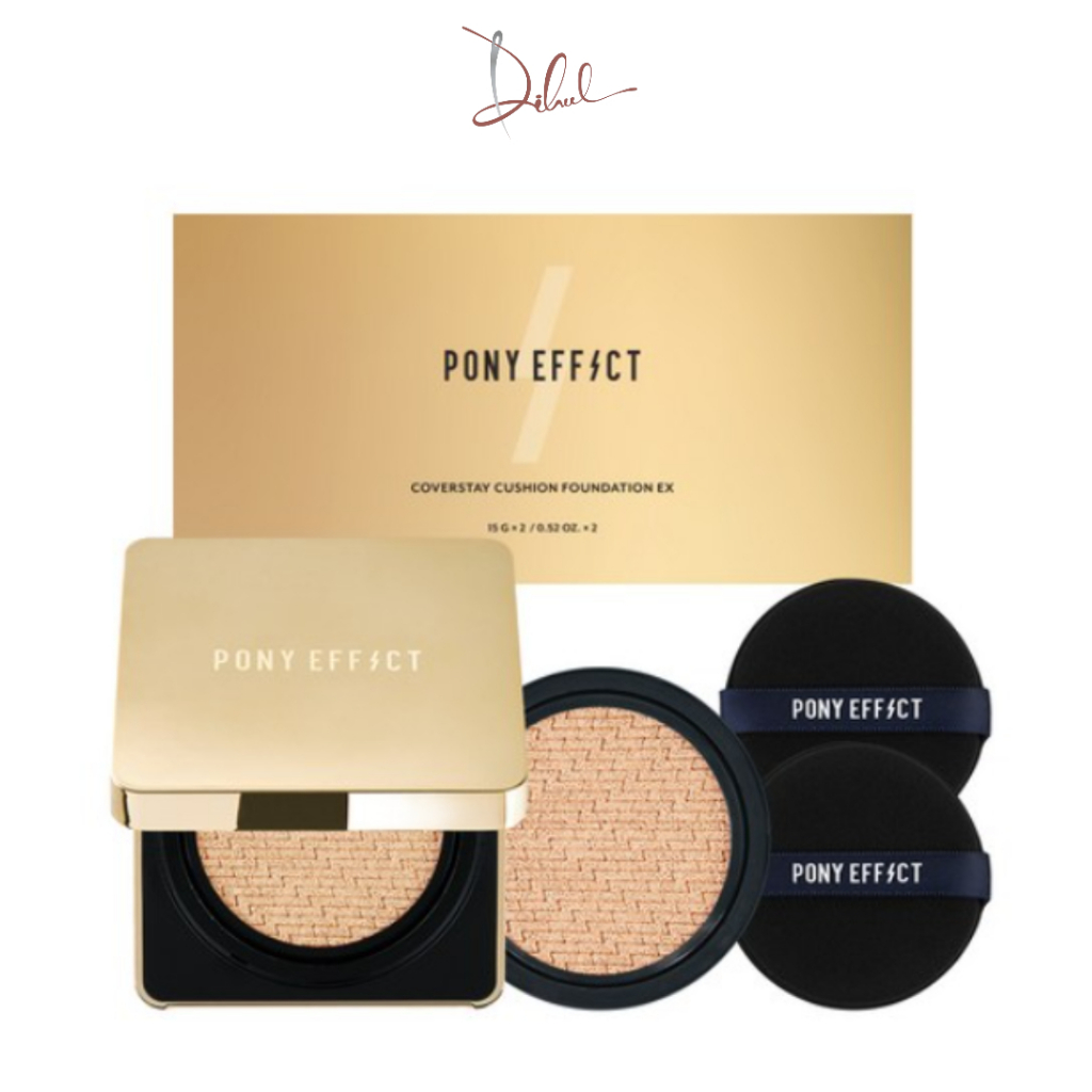 PONY EFFECT Coverstay Cushion Foundation EX (15g + Refill 15g) | Shopee Philippines