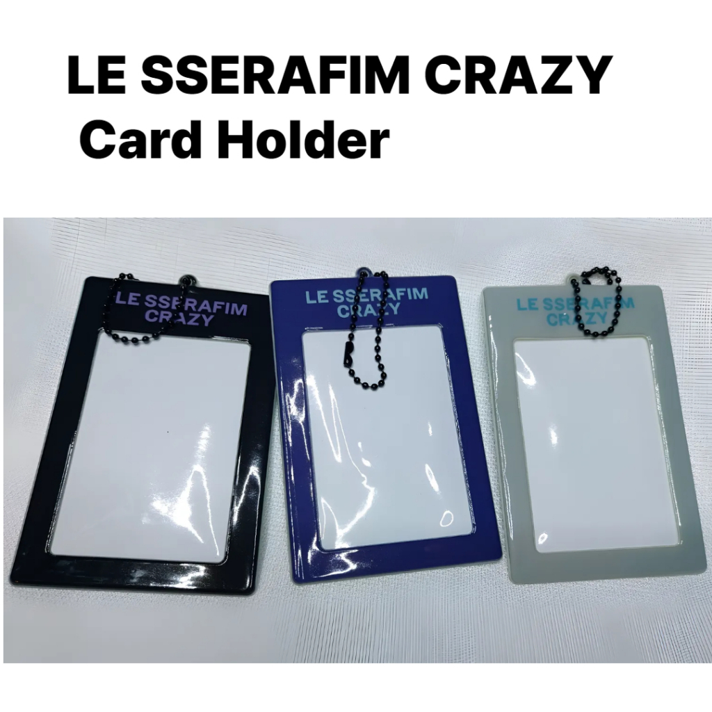 LE SSERAFIM CRAZY Weverse Exclusive Card Holder Set (3pcs) | Official K ...