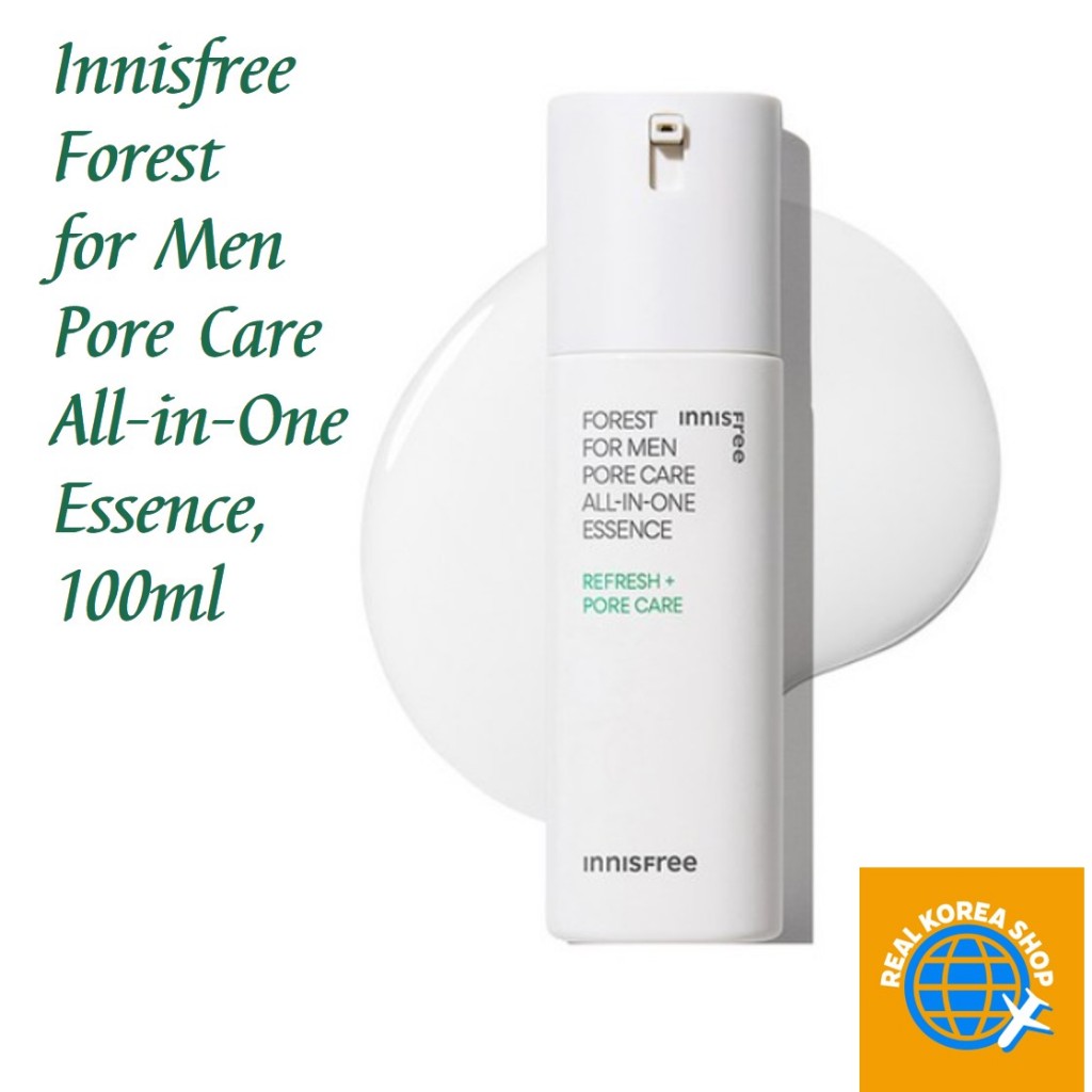 [Innisfree] Forest for Men Pore Care All-in-One Essence, 100ml | Shopee ...