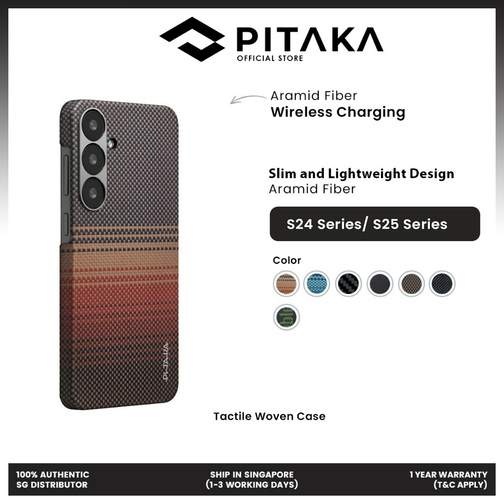 PITAKA Phone Case for Samsung S25/S25 Plus/S25 Ultra and S24/S24 Plus ...