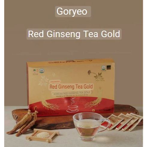 Nonghyup Red Ginseng 6-year-old Goryeo Red Ginseng Tea Gold, 3g, 50 ...