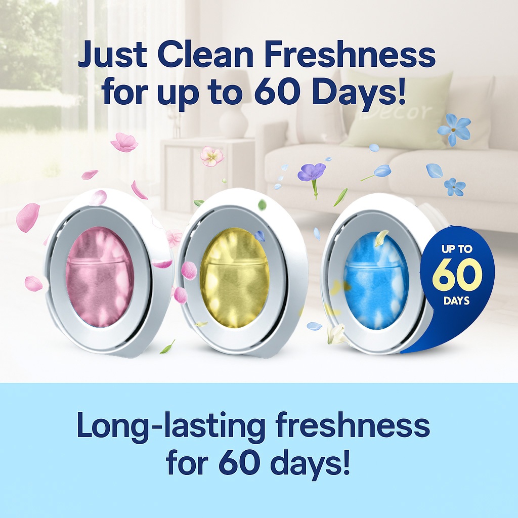 [Febreze] Closet & Shoe Cabinet Air Freshener (3 Types) – Up to 60 Days ...
