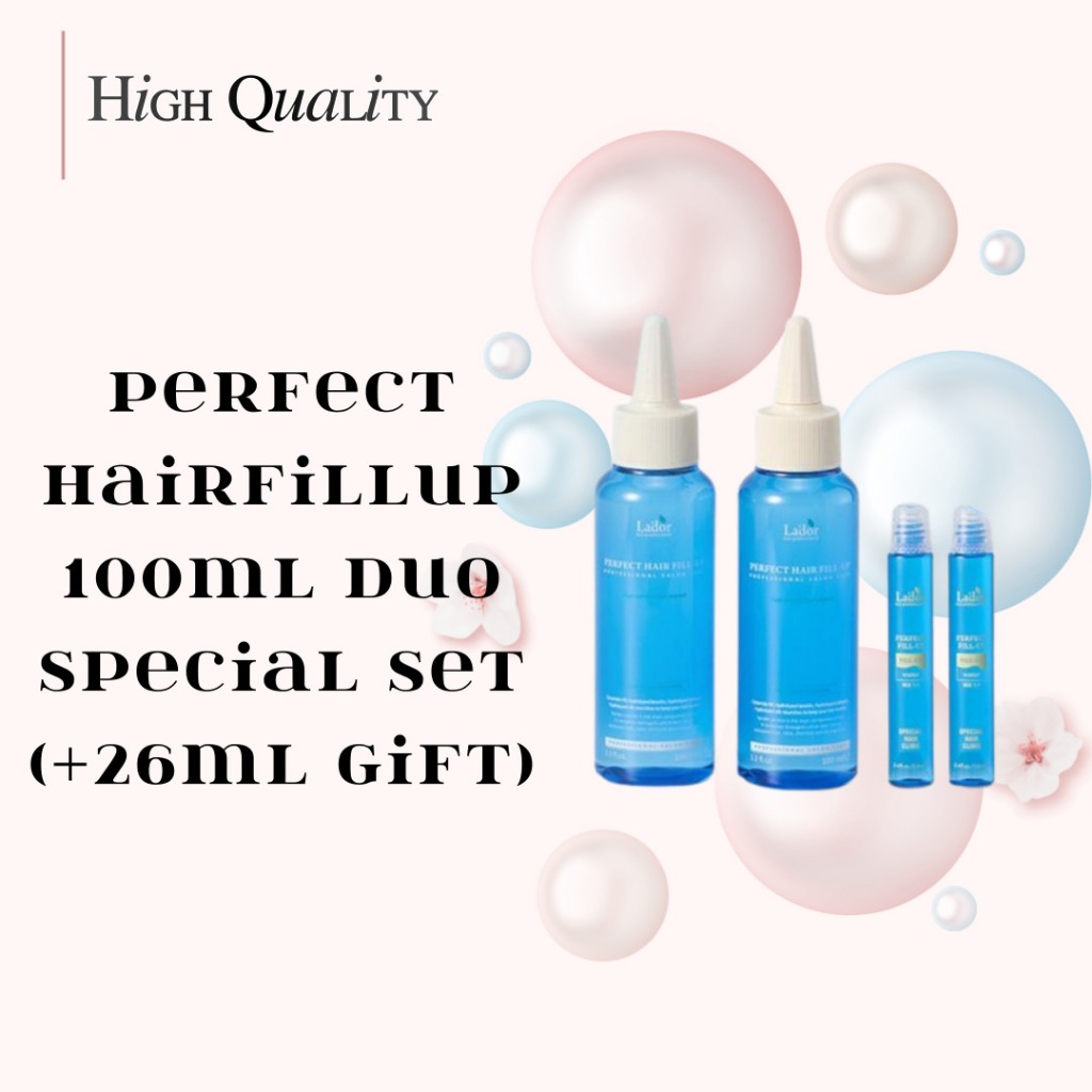 LADOR PerfectHairfillup 100ml DuoSpecial Set(+26mlGif)Keratin Hair Mask ...