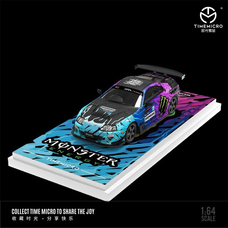 Time Micro 1/64 Toyota Supra A80z - Hoonigan Monster Livery | Shopee ...