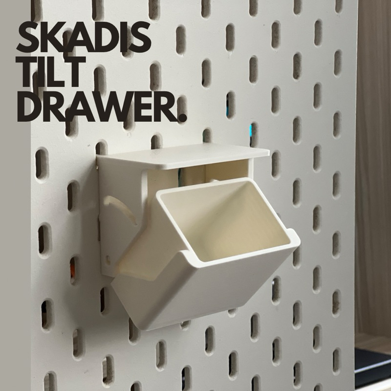 Tilt Drawer Storage Box for Ikea Skadis Pegboard | Shopee Philippines