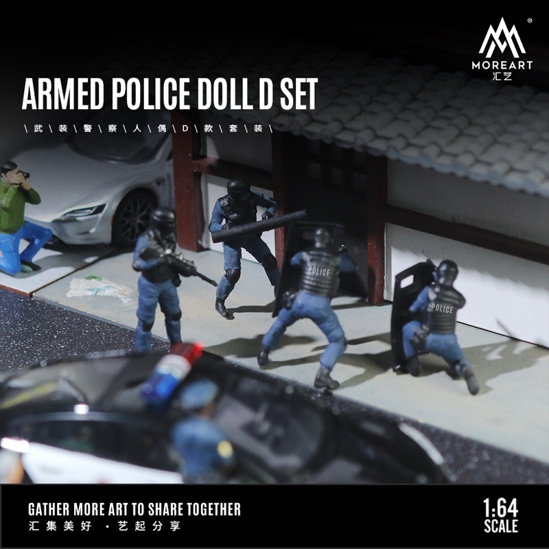 MoreArt 1/64 Armed Police Doll (Set D) | Shopee Philippines