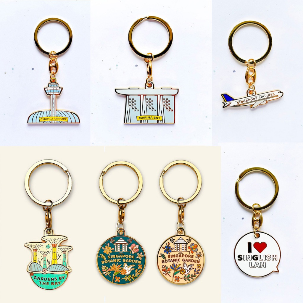 Souvenir Keychains – Gardens Bay SQ Airline Changi Airport Singlish ...
