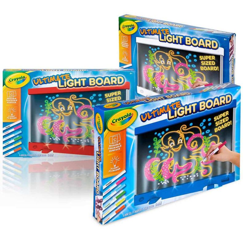 Crayola Activity Set Ultimate Light Board Drawing Board 74-7245 Board ...