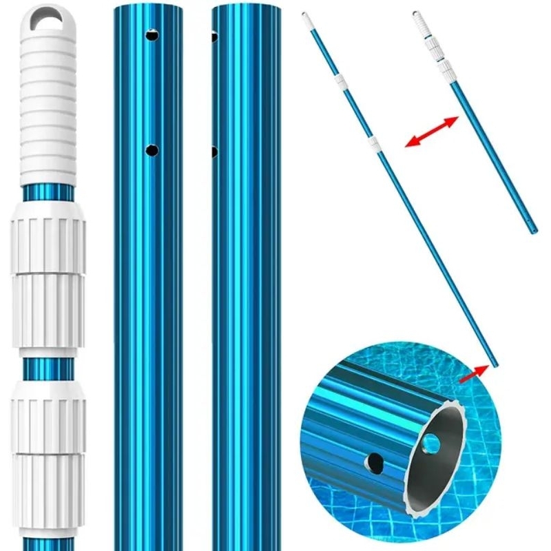 iEnviroProTech Swimming Pool Telescopic Pole, Expandable or Extendable ...