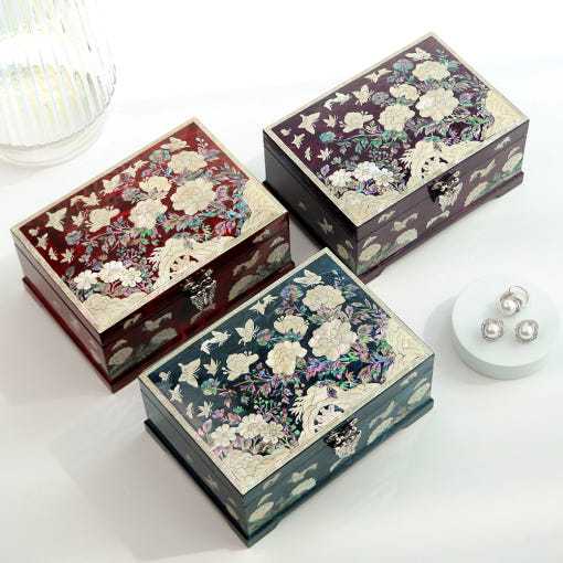 Park Family Traditional Craft Masterpiece Large Korean Mother of Pearl ...