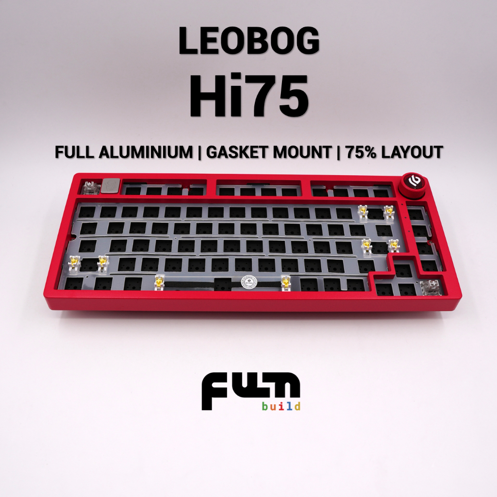 LEOBOG Hi75 Barebones Keyboard Kit | 75% | Full Aluminium | Gasket ...