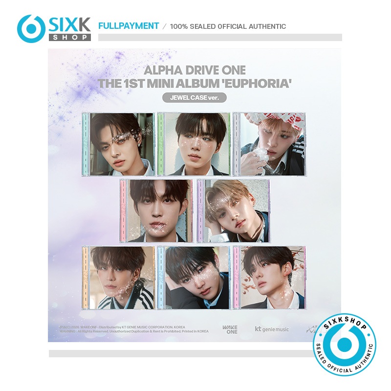 ( POB JEWEL CASE Ver SET ) ALPHA DRIVE ONE ( ALD1 ) 1st Mini Album ...