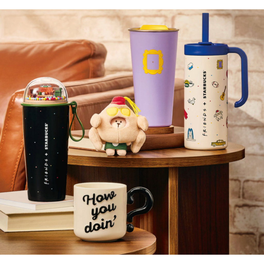 Starbucks X Friends - tumbler / keyring / sticker / lunchbox set ...
