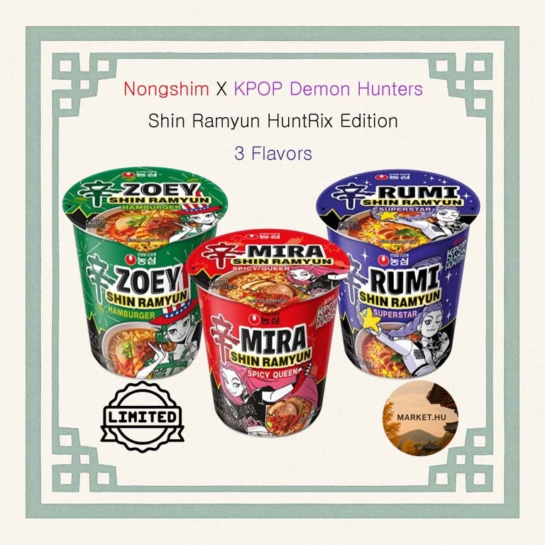 [NongShim] Shin Ramyun HuntRix Edition 65g Spicy Queen (MIRA ...