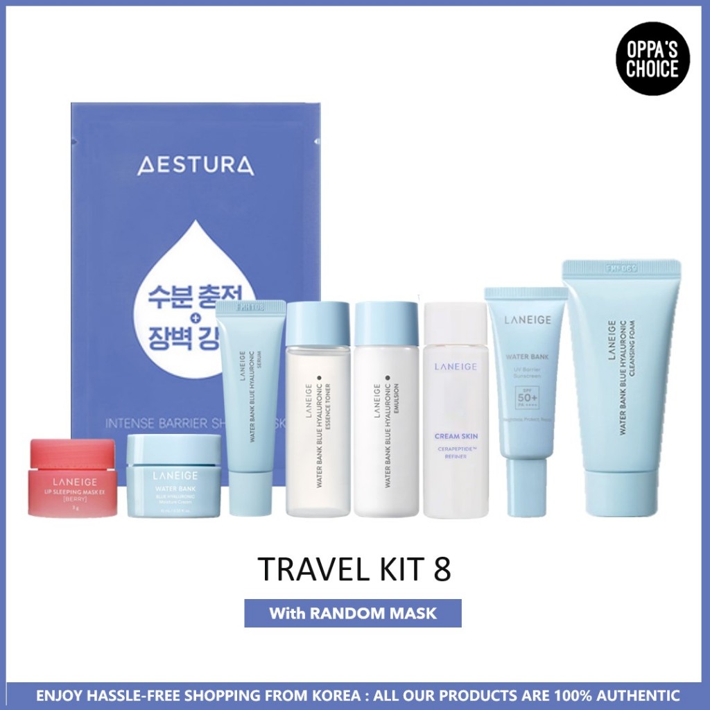 [LANEIGE] TRAVEL KIT 8 (With random MASK) | Shopee Philippines