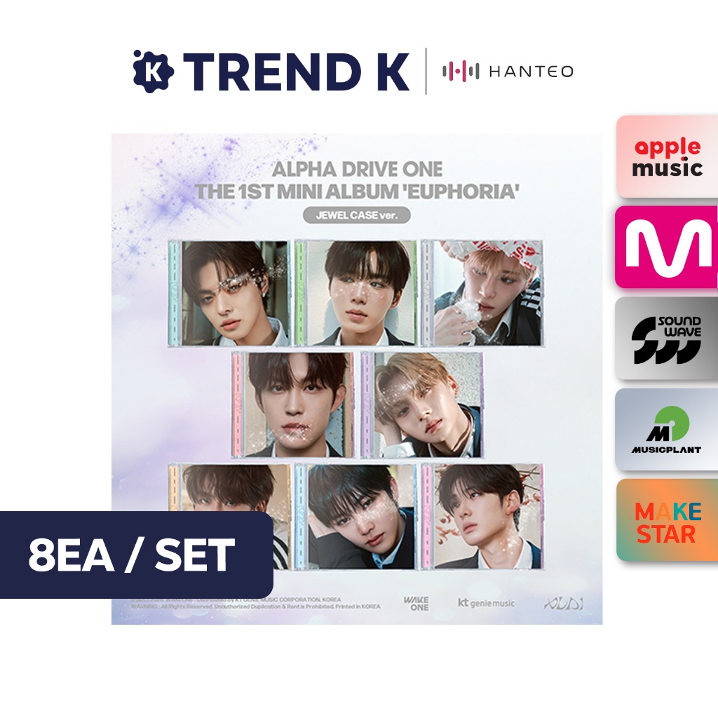 ALPHA DRIVE ONE - 1st Mini Album [EUPHORIA] (JEWEL CASE ver.) (SET ...