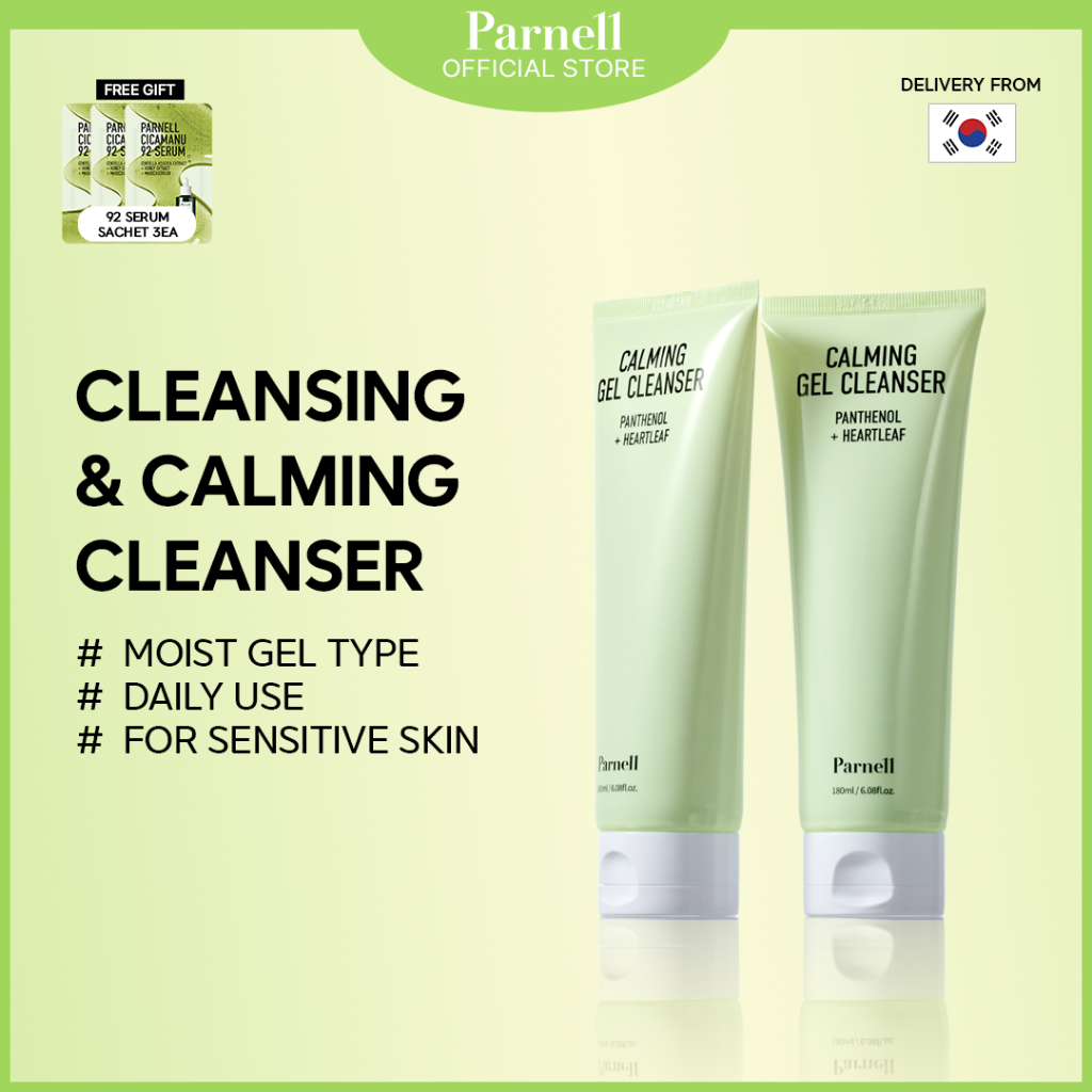 [PARNELL Official] Panthenol Heartleaf Calming Gel Cleanser 180ml ...
