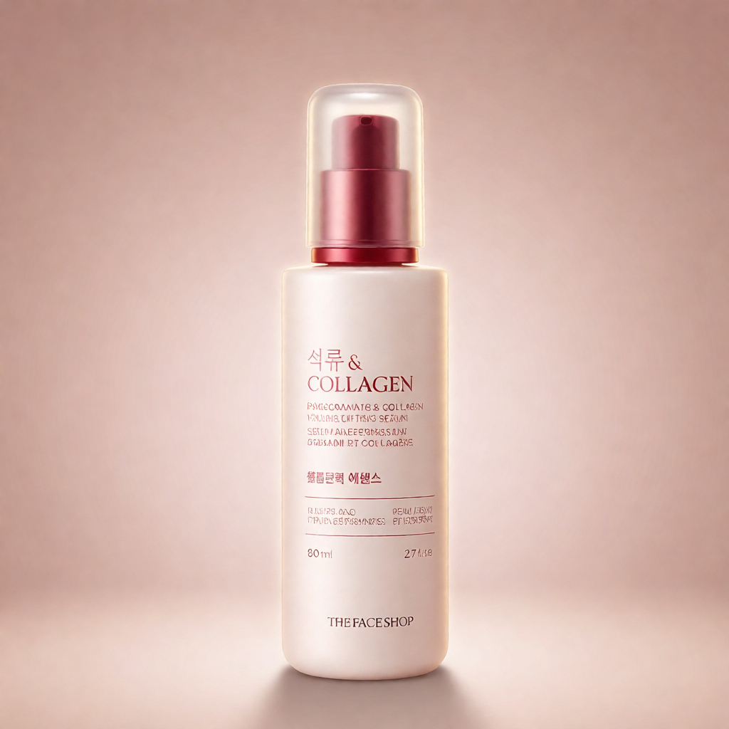 [The Face Shop] Pomegranate & Collagen Essence 80ml – Korean Hydrating ...