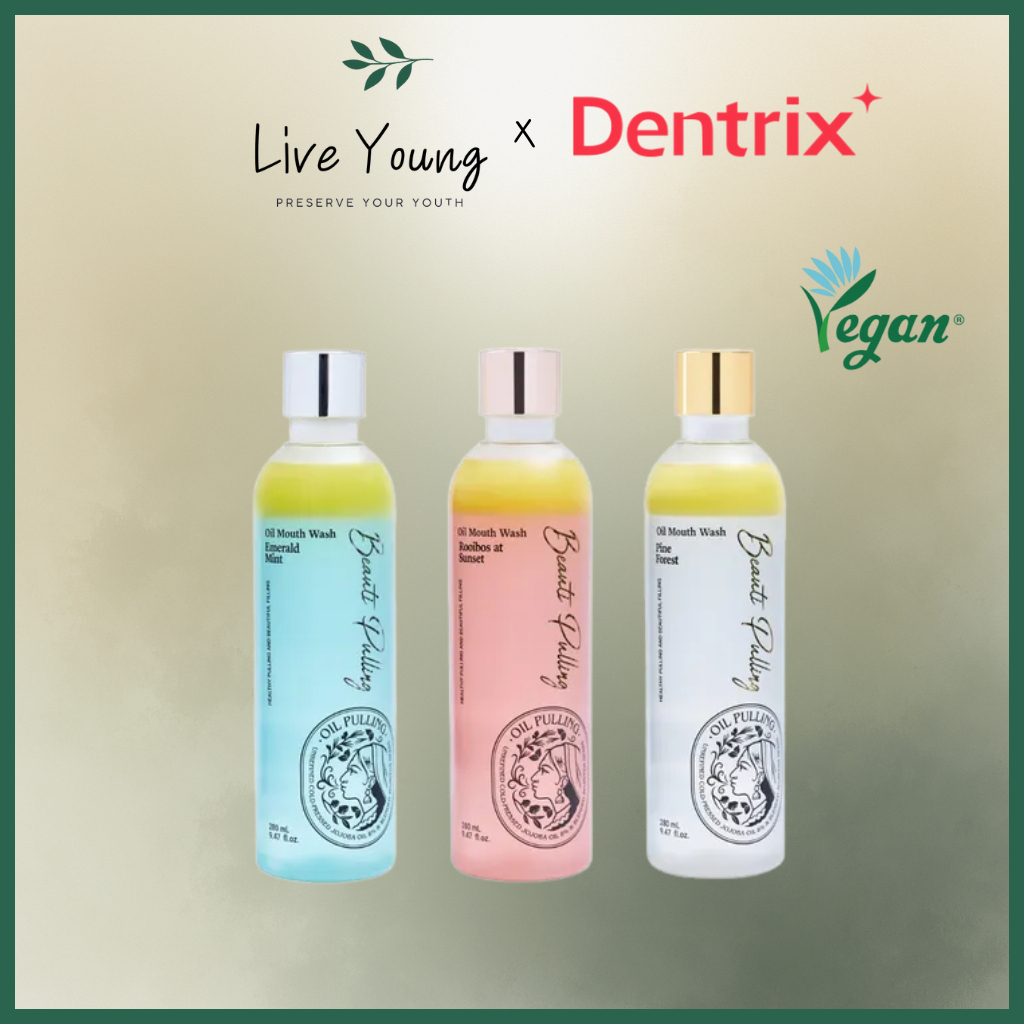 [Dentrix] Beauty Pulling Oil Gargle - Emerald Mint/Pine Forest/Rooibos ...