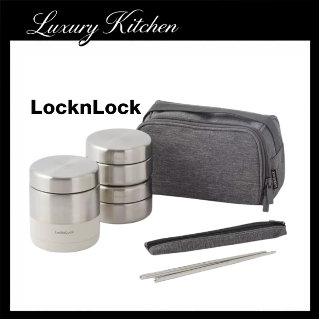Stainless Steel Thermal Lunch Box Set Vacuum Insulated Food Container ...